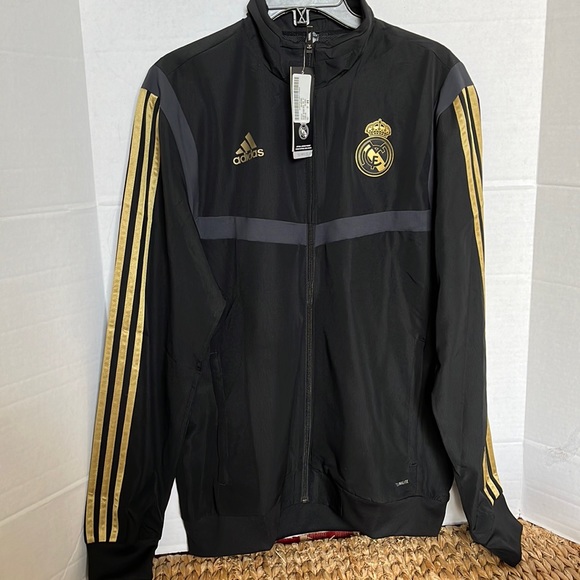 adidas | Jackets & Coats | Mens Adidas Track Jacket Nwt Real Madrid ...